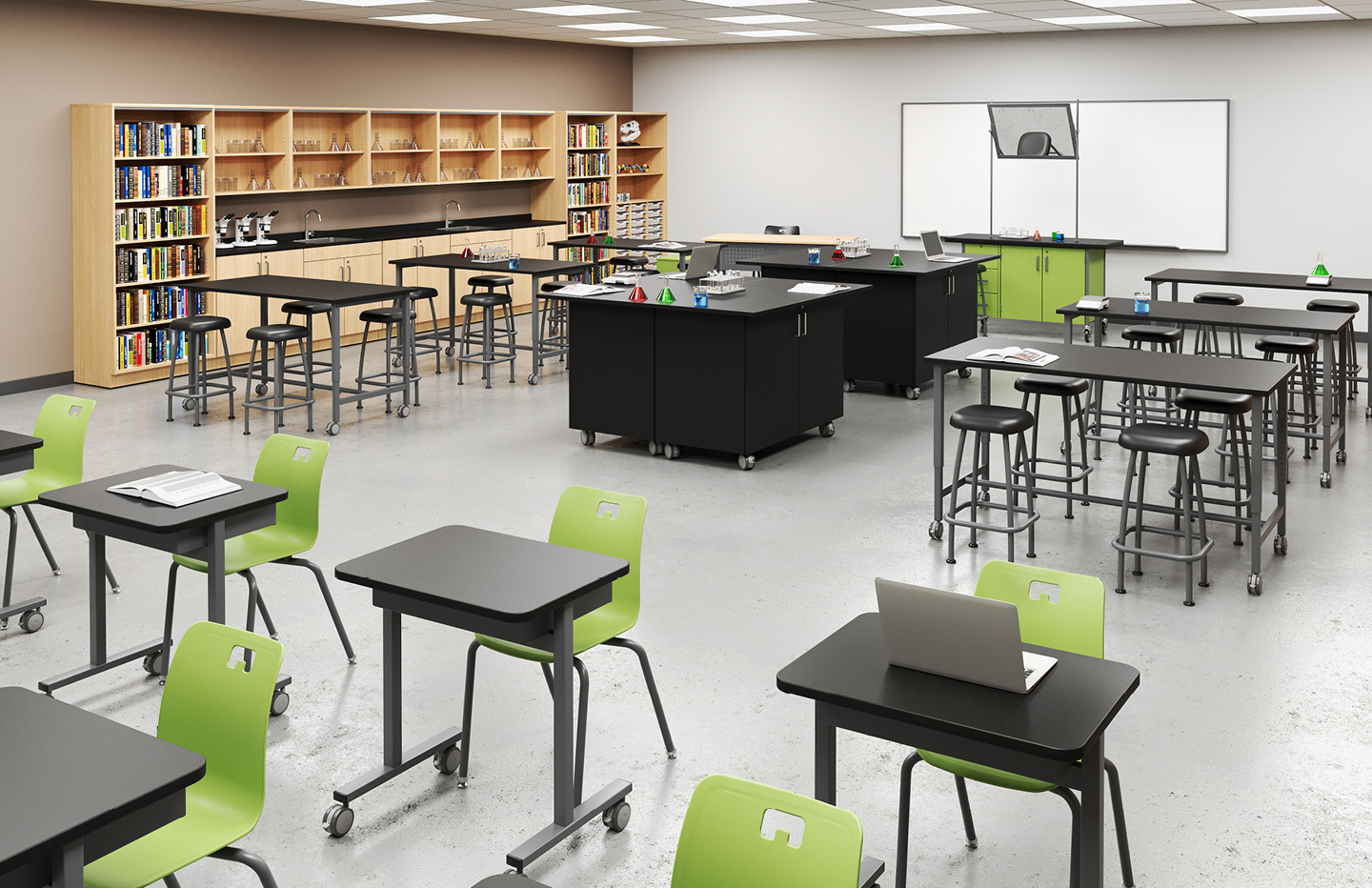 High School Science Desks
